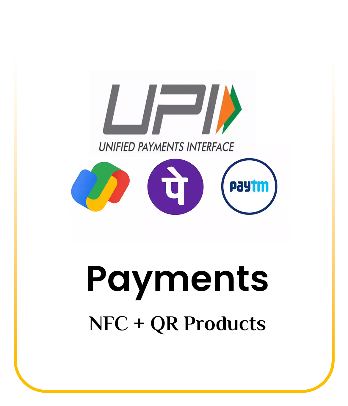 NFC + QR UPI Payments Products – Sticker Kada